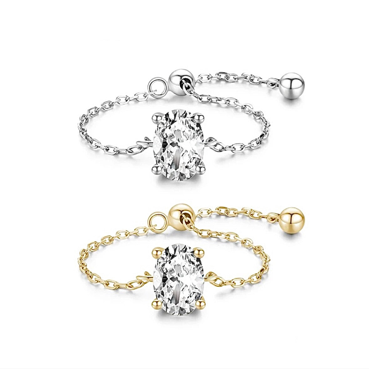 Reign Adjustable Chain Ring – The Pink Vault