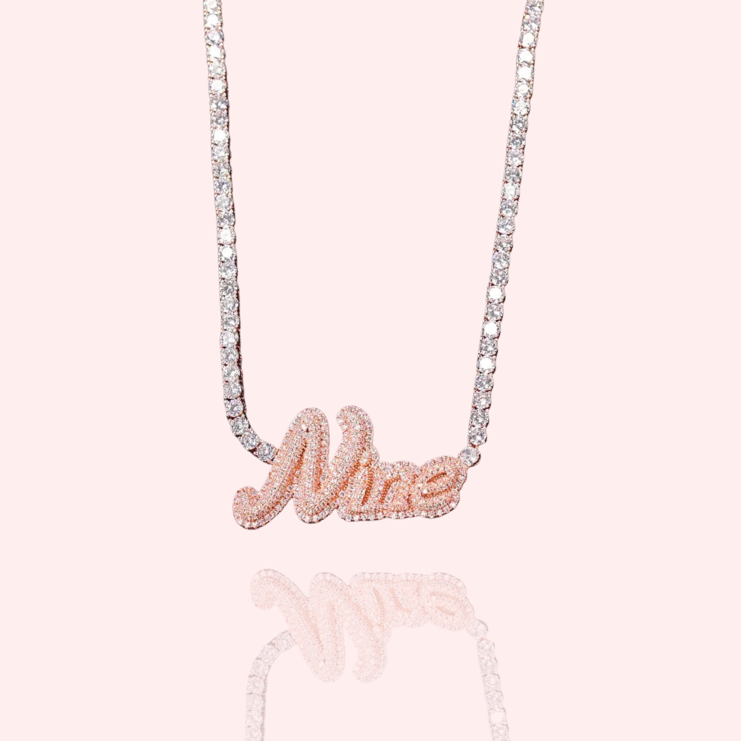 Ice Me Out Custom Tennis Necklace – The Pink Vault